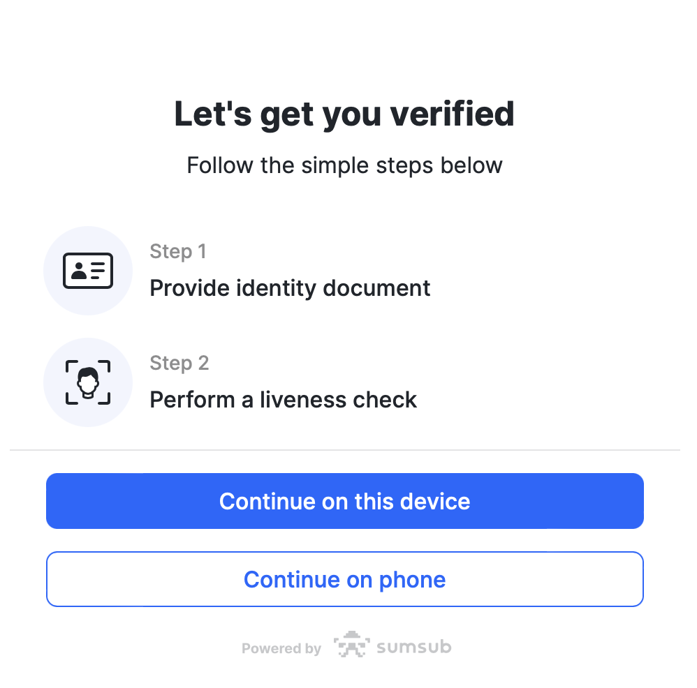 How to complete KYC verification – Help Center