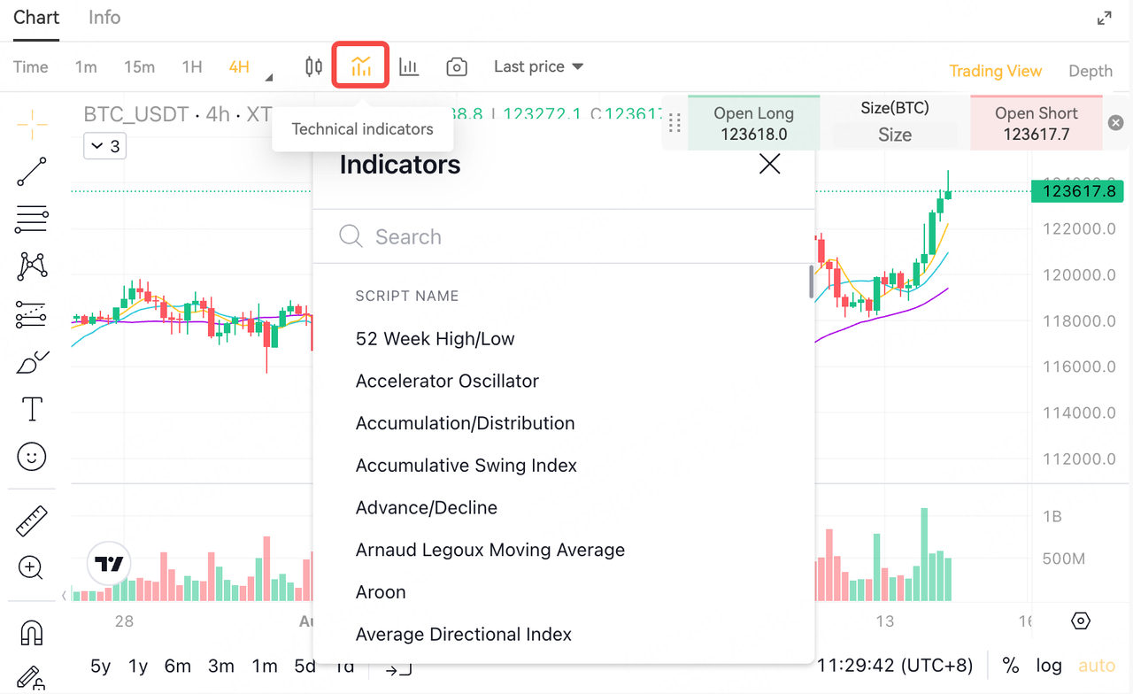 How to Draw and Customize Charts on XT – Help Center