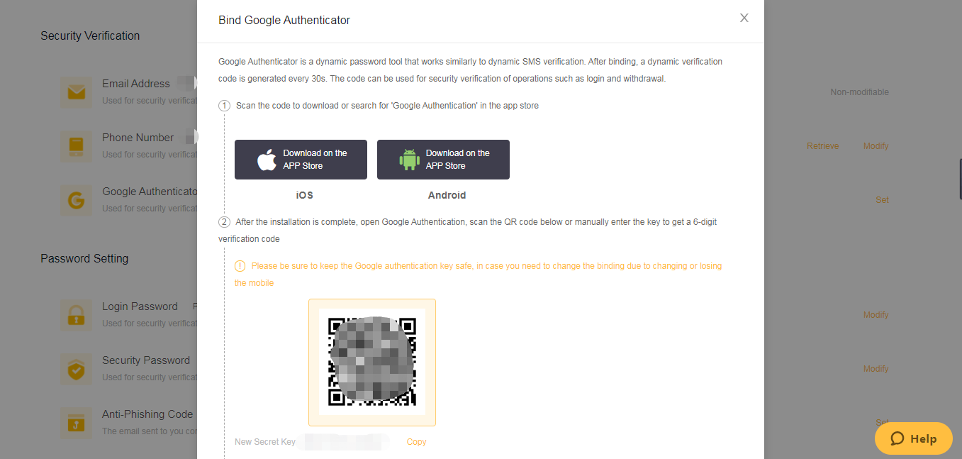 How to Set up Google Verification Code? – Help Center